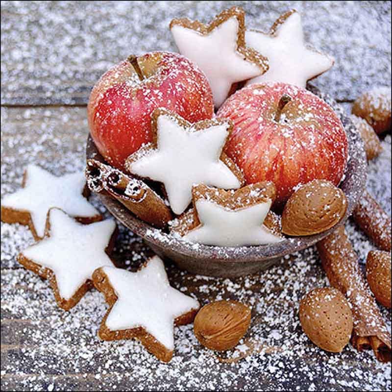 Ambiente Paper Napkins - Apples & Cookies (Pack Of 20)