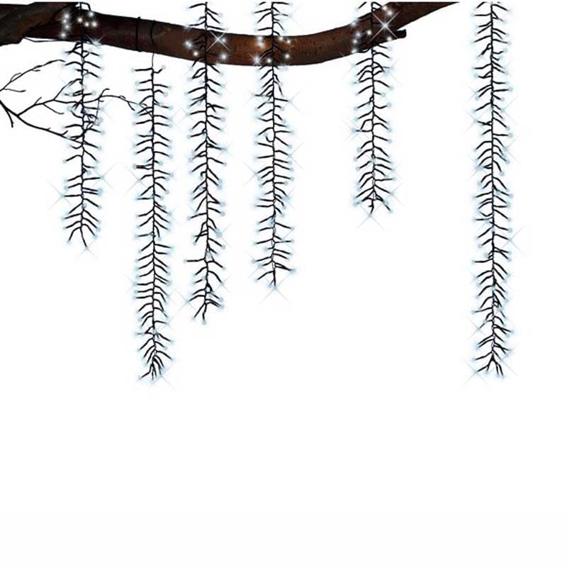 Lumineo LED Tree Cascade Lights With Snowing Effect