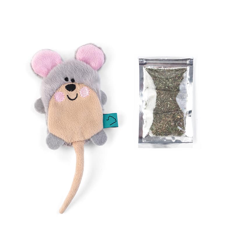 Shop Zoon Nip-it Refillable Catnip Mouse Toy & Sachet